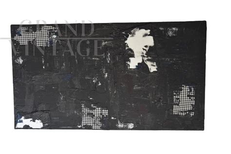 Fashion Breaks In Painting By Andrea Busnelli With Fabric Inserts