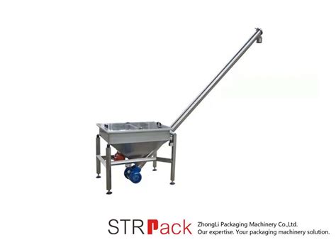 진동 호퍼 경사 스크류 컨베이어 Strpack