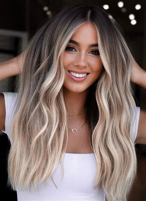Dark Roots Blonde Hair Balayage Blonde Hair With Roots Bronde Hair