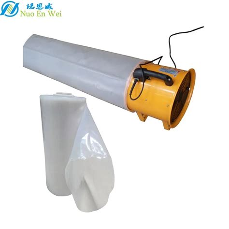 Plastic Film Air Duct Hole Perforated Flexible Hose Pe Film Air Duct