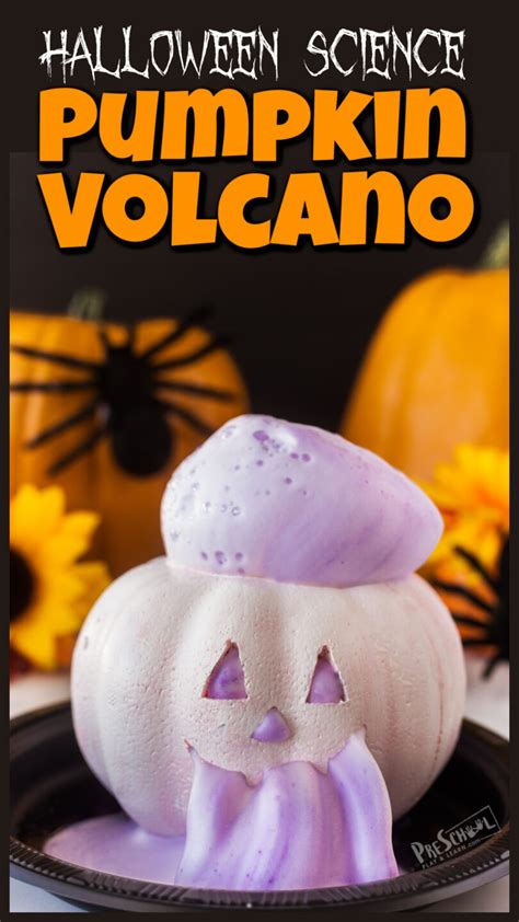 🎃 Jack O Lantern Pumpkin Volcano Halloween Science Experiments