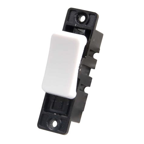 M2 Slimline 10a 2 Way Switch Module White 1011 002 Cef