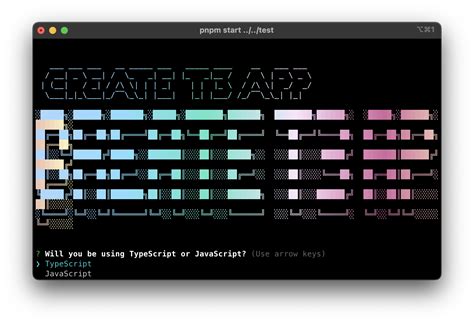 Feat Update The ASCII Art Issue 1068 T3 Oss Create T3 App GitHub