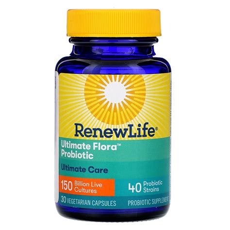Renew Life Ultimate Care Ultimate Flora Probiotic 150 Billion Live