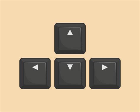 cursor key arrangements the four cursor keys up down left and right in the cursor key zone