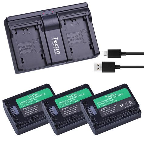 3 pcs NP FZ100 NP FZ100 camera battery+2 Channel USB Dual Charger for ...