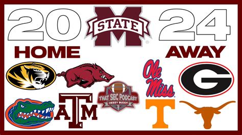 SEC Mike On Twitter Mississippi States 2024 SEC Schedule