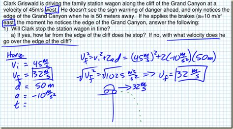 Projectile Motion Analysis Regents Physics