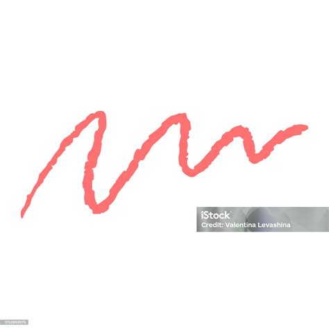 Hand Drawn Brush Marker Line Stroke Underline Highlight Sketch