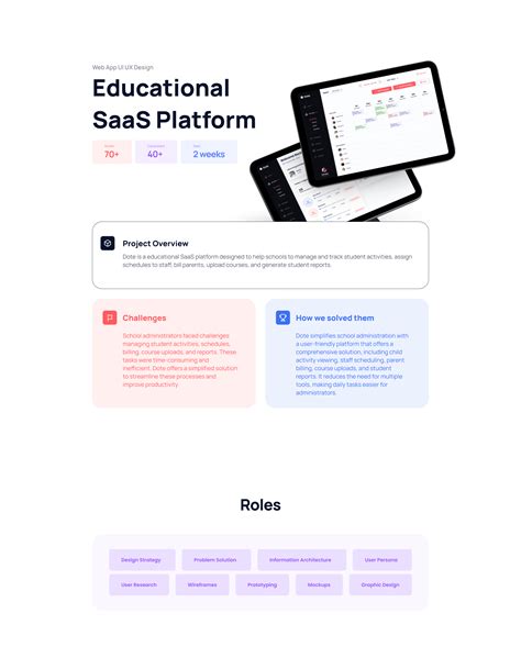 Education Saas Platform Web App Ui Ux On Behance