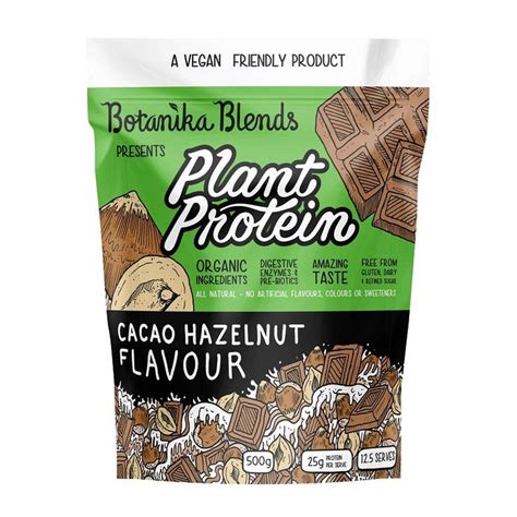 Botanika Blends Plant Protein Cacao Hazelnut Flavour 500g Chemist Direct