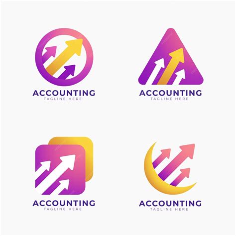 Premium Vector Gradient Audit Logo Template Design