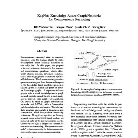 KagNet Knowledge Aware Graph Networks For Commonsense Reasoning ACL