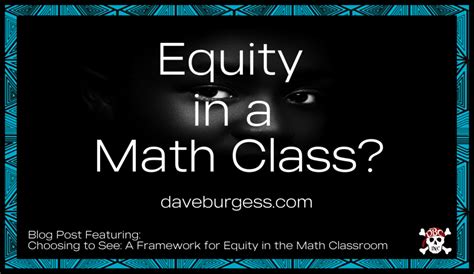 Equity In The Math Class