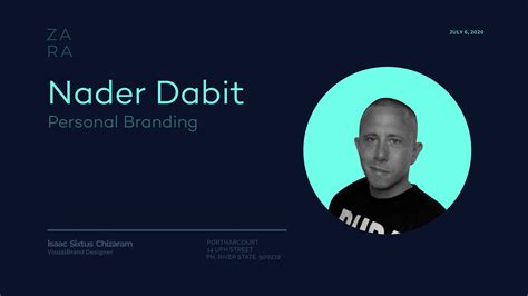 Personal Branding For Nader Dabit Senior Dev Aws On Behance