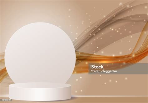 3d 배경 연단 실린더는 화장품 템플릿을 보여줍니다 벡터 일러스트레이션 0명에 대한 스톡 벡터 아트 및 기타 이미지 0명