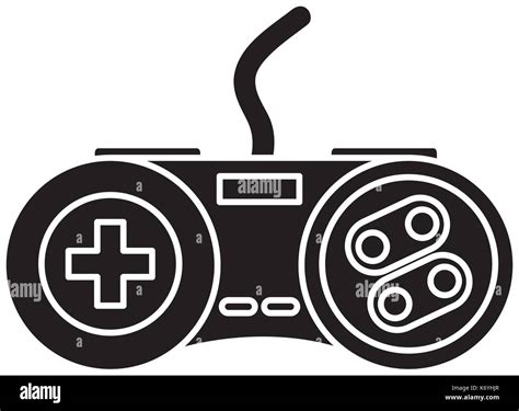 Old Console Gamepad Stock Vector Image And Art Alamy