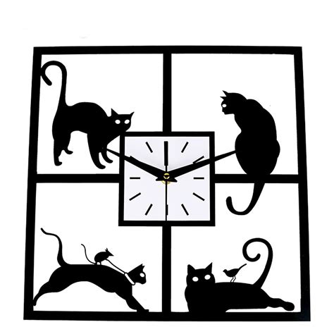 ᐉ Настінний 3d годинник із дзеркальним ефектом Fourtail 30х30 см 1012228 • Краща ціна в Києві