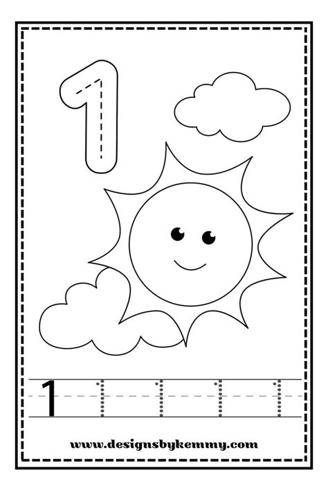 Number Tracing And Coloring Pages 2025
