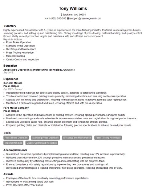 Top Questions For Press Helper Interview Resumegemini Online