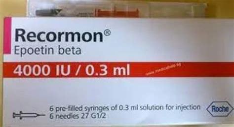 Recormon Onepotin 4000iu Injection At Rs 1800 Pack Epoetin Beta