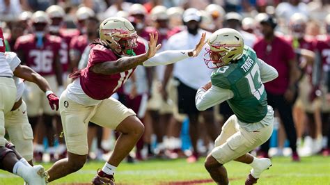 Fsu Football Analyzing Seminoles Garnet And Gold Spring Showcase