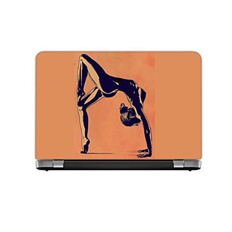 Elamax India Yoga Girl Laptop Skin For Inches Laptop Compatible For Dell Acer Hp Lenovo