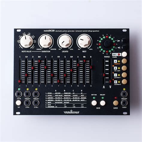 Vermona Melodicer Stochastic Sequencer Black Reverb