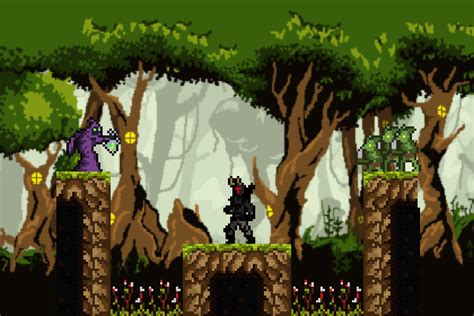 Knight And Forest Pixel Art Pack 2d Characters Unity Asset Store