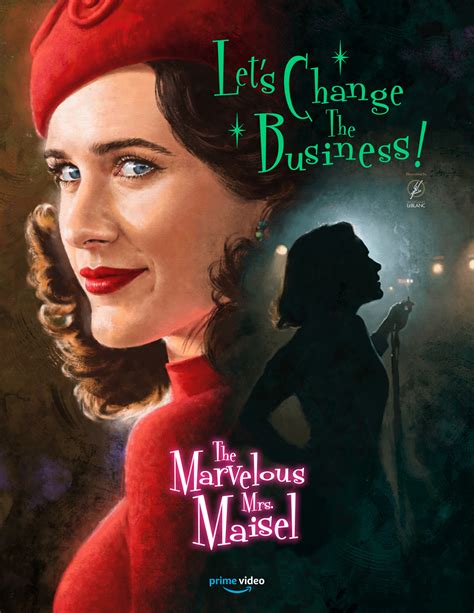 Midge Maisel Portrait Poster By Wolfgang Leblanc