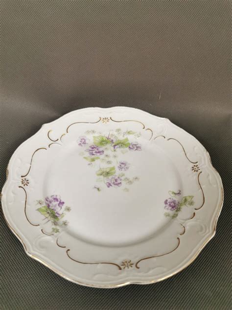 Talerz Porcelanowy CT Carl Tielsch XIX Wiek 10653285232