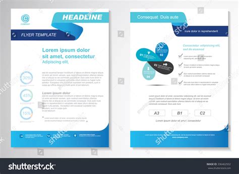 벡터 브로셔 디자인 레이아웃 템플릿 크기 스톡 벡터로열티 프리 336462932 Shutterstock