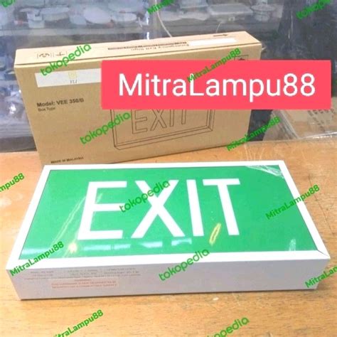 Jual Lampu Emergency EXIT Outbow Exit Lamp Tempel VITALITE Lampu Darurat OB Jakarta Pusat