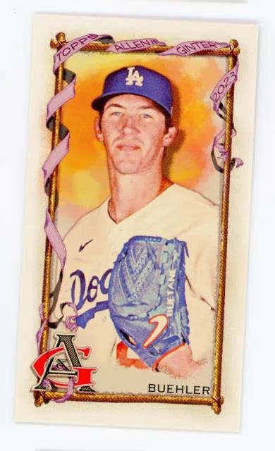 2023 Topps Allen And Ginter Walker Buehler 152 Base Mini Los Angeles