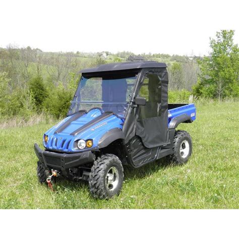 3 Star Vented Two Piece Front Windshield Massimo Msu 500 700 W