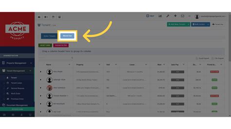 How To View The Form History Of The Moved Out Tenant Mi Property
