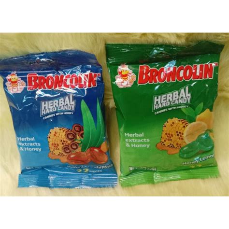 Broncolin Herbal Candy 22 Pieces Shopee Philippines