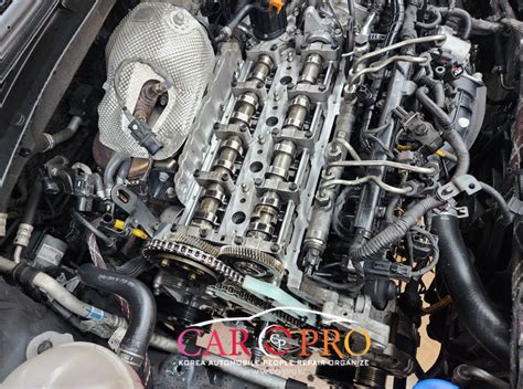 올뉴스포티지 쇠 부딪히는 소음 발생 타이밍체인 오토래쉬세트 교환 정비 정비갤러리 카프로샵