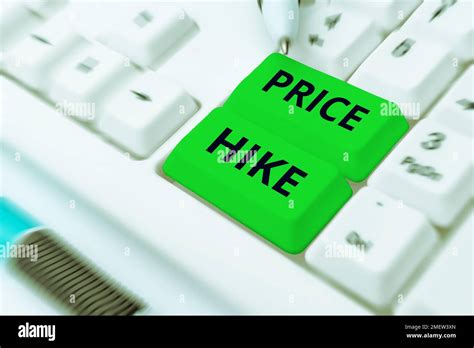Conceptual Display Price Hike Business Overview Sum Of Values That