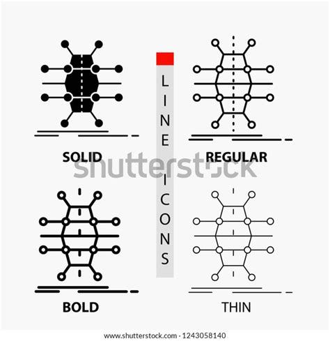 Distribution Grid Infrastructure Network Smart Icon Stock Vector