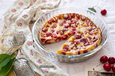 Cseresznyés clafoutis francia cseresznyés pite sutisdobozoom