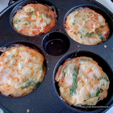 양파 깻잎 새우전