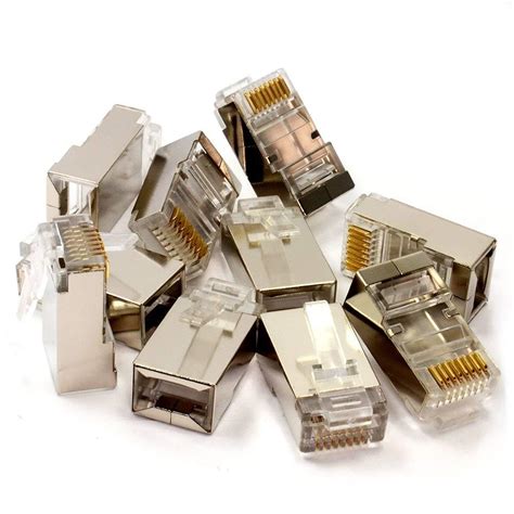 Cat. 5 RJ45 Topraklı Konnektör - 100 Adet « Kablo | Adaptör | Fan ...