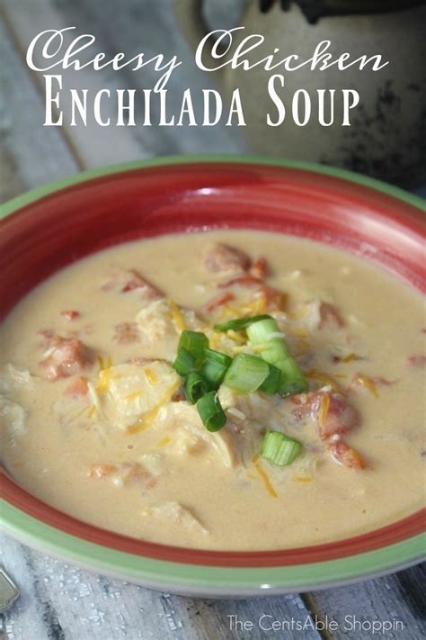 Cheesy Chicken Enchilada Soup Instant Pot