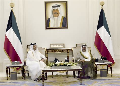 كونا Kuwait Amir Receives Letter From Qatari Amir