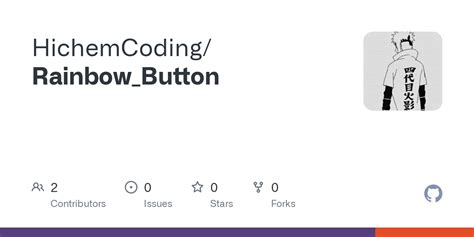GitHub HichemCoding Rainbow Button
