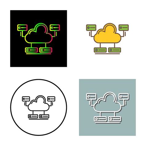 Cloud Database Vector Icon 31507472 Vector Art At Vecteezy