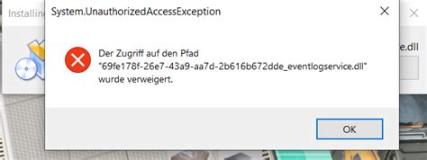 unauthorizedaccessexception · issue 604 · ravibpatel autoupdater