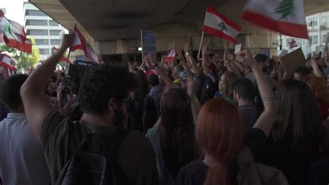 Lebanon Protesters Call For End Of Corruption Cnn