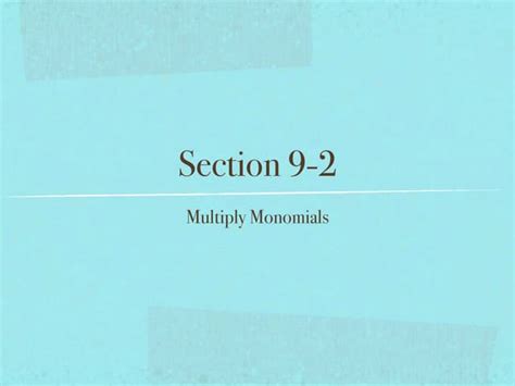 integrated math 2 section 9 2 ppt